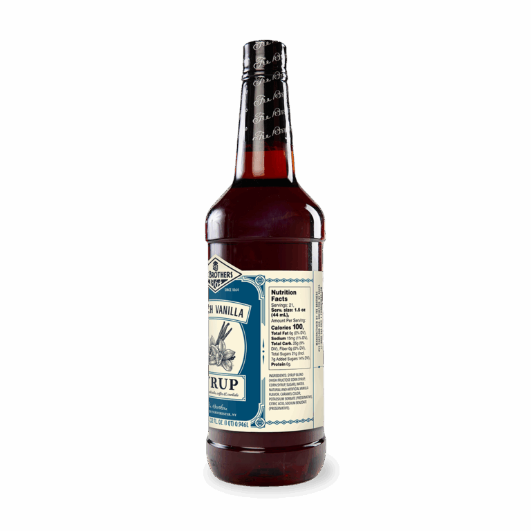French Vanilla Syrup | Fee Brothers